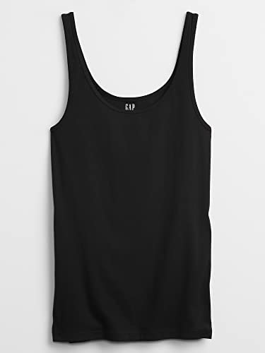 GAP Womens Favorite Tank Top Cami Shirt, True Black V2 2, Large US