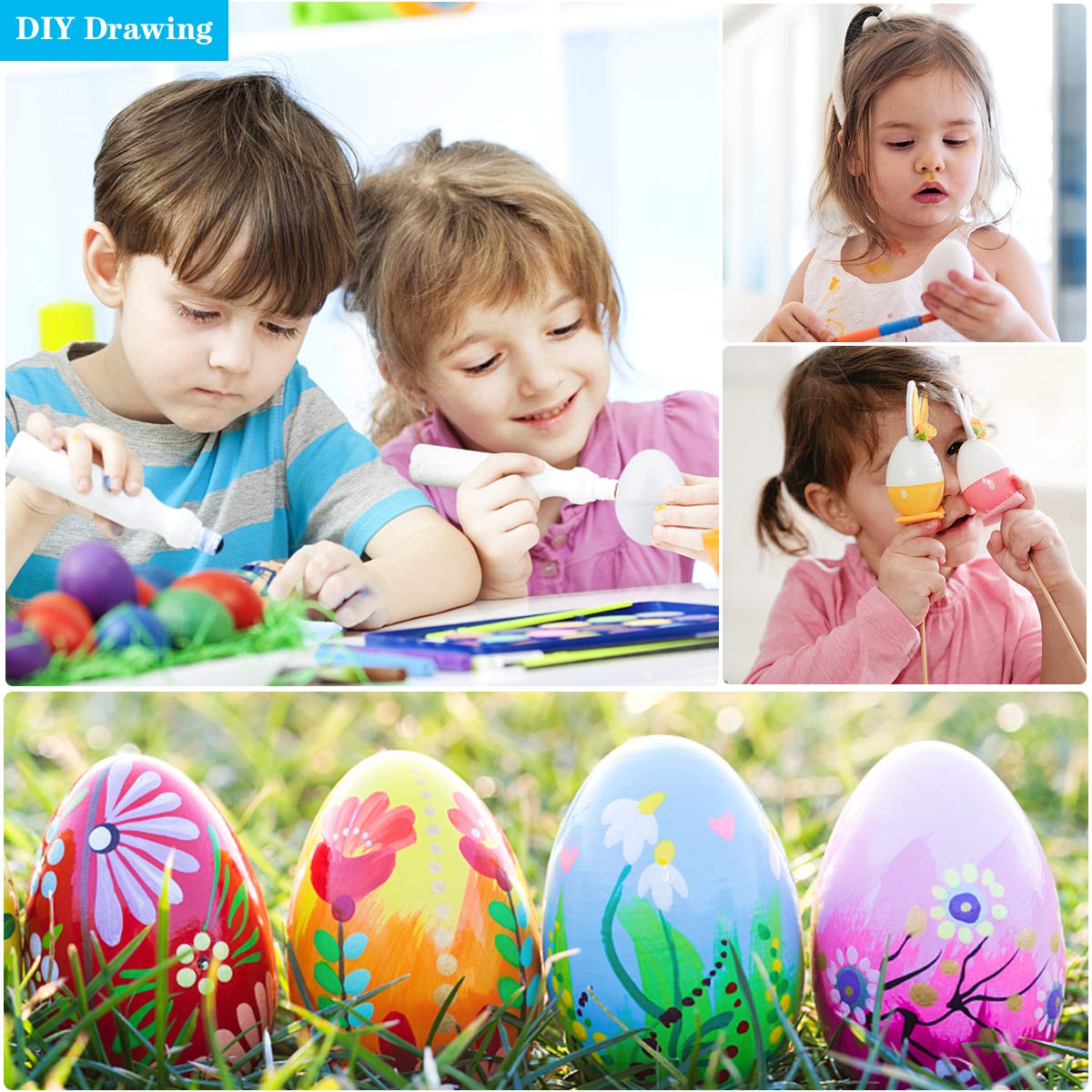 Aitey Matching Egg, Toddler Educational Easter Egg Toys Shapes and Colors Learning Toys Matching Egg Set for Kids Boy Girl Gift 3 Year Old and Up (12 Eggs)