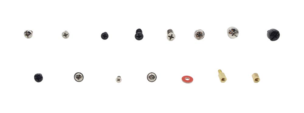 HVAZI 15 Kinds Personal Computer Screws Standoffs Spacer Assortment Kit for Computer Case Motherboard Hard Drive Fan Power Graphics