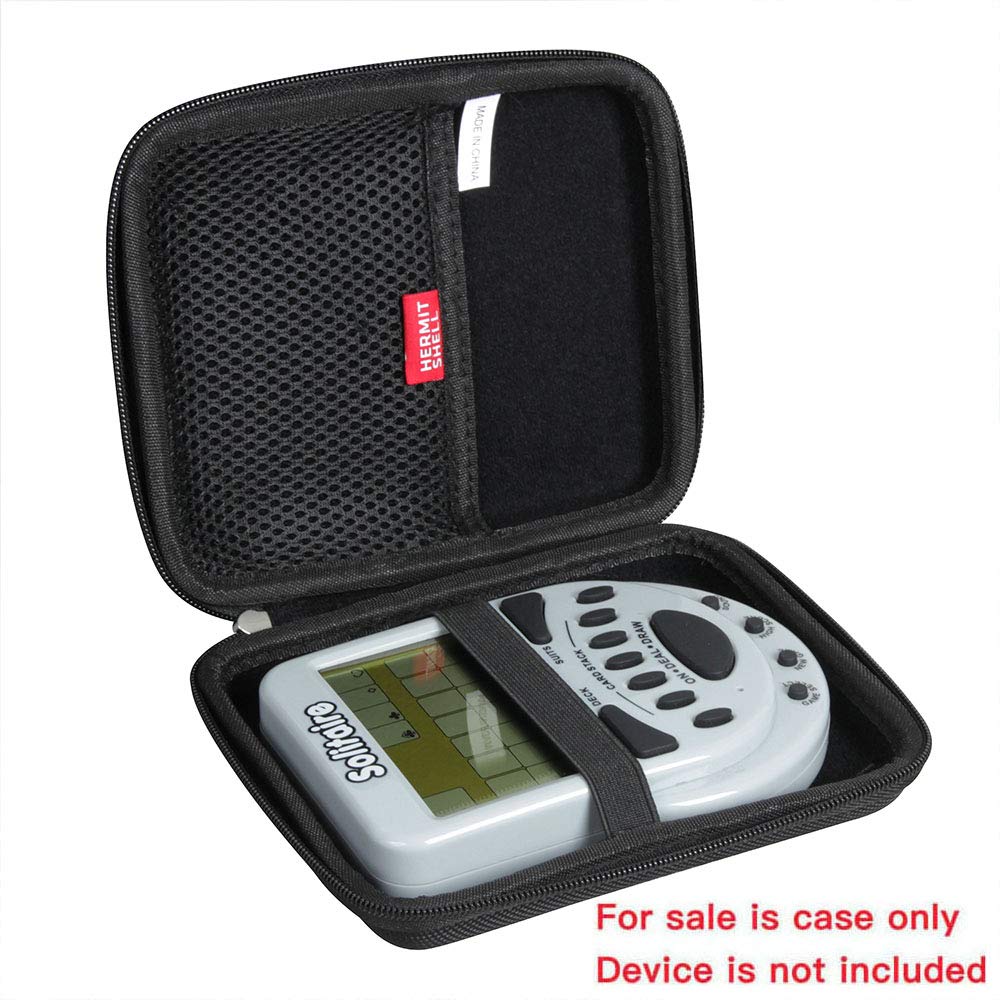Hermitshell Travel Case for Mega Screen Solitaire Handheld Games (Not Including Game)