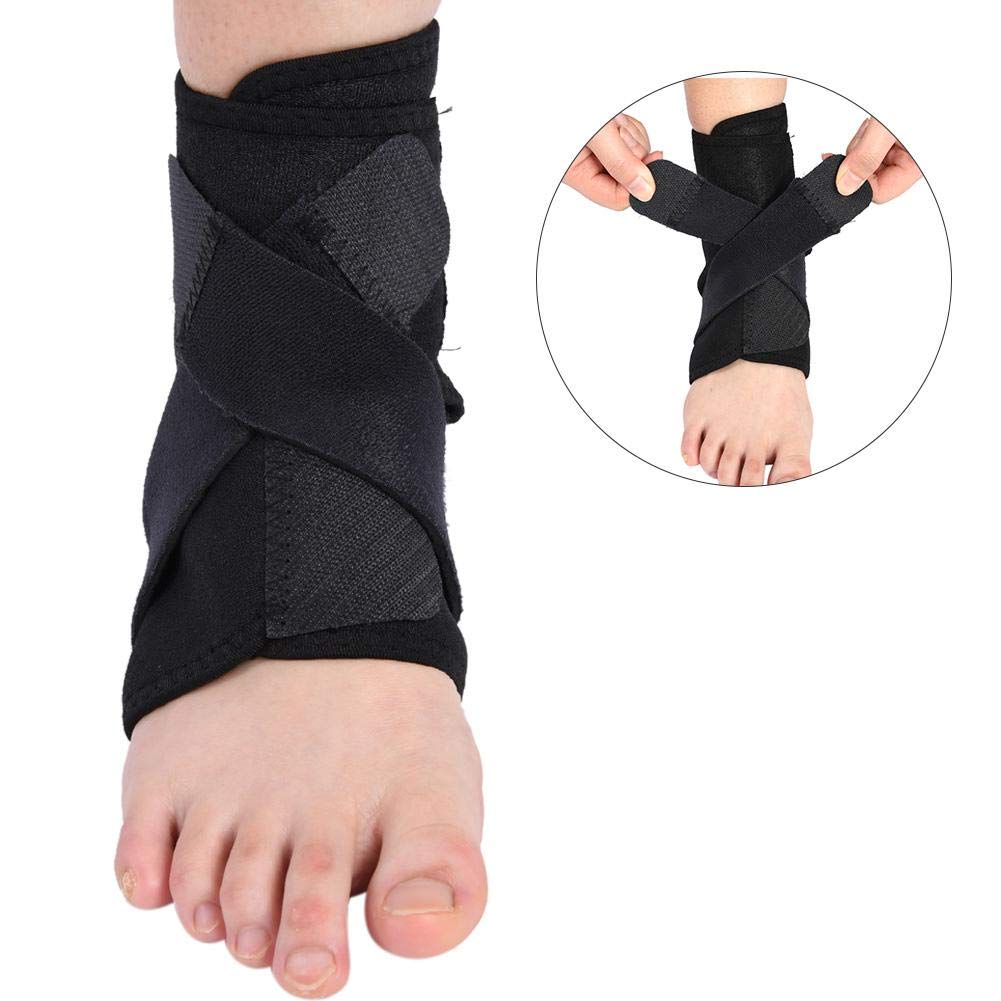 Ankle Support Brace, Ankle Brace for Women and Men, Foot Sprain Injury Pain Wrap Strap Protector Black Adjustable Breathable Ankle Support Brace Compression Ankle Support Wrap For Sprained Ankle