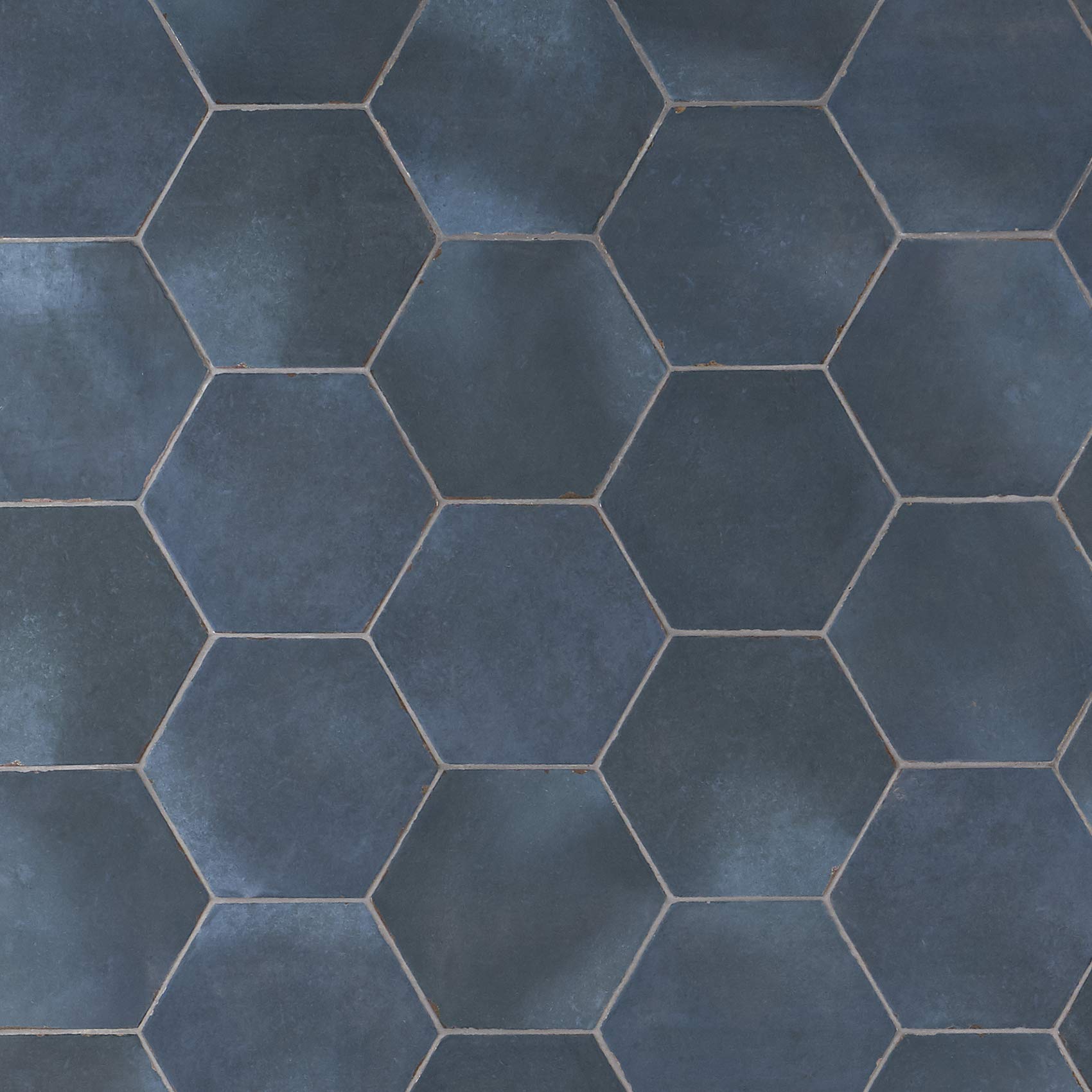 Alexandria Denim Blue 5.5 in. x 6 in. Porcelain Floor and Wall Tile (5.38 Sq. Ft. / Case)