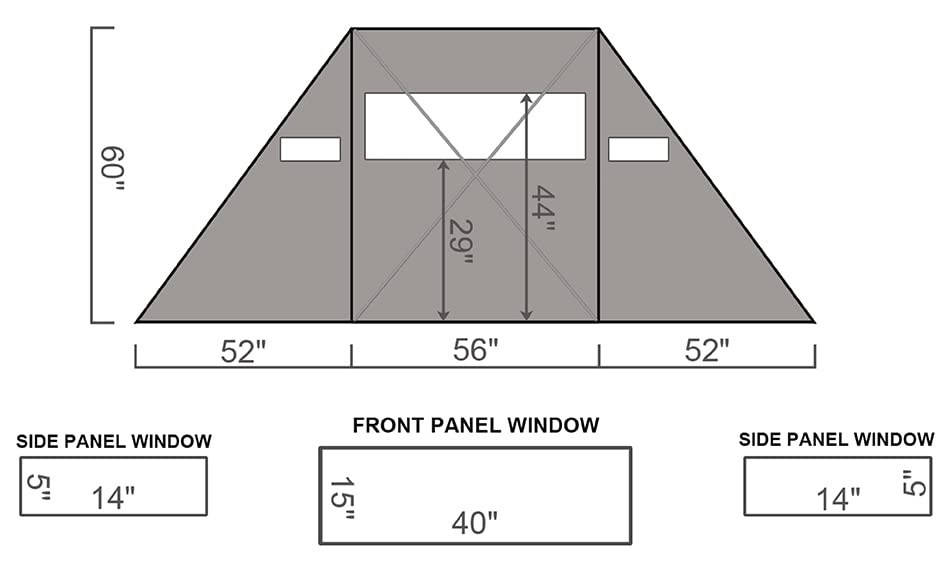ALPS OutdoorZ Dash Camo Panel Hunting Blind with Hybrid 2 Person Ground Pop Up Design for Quick Deployment, Wide Window, and Interior Mesh Pocket, Mossy Oak Obsession