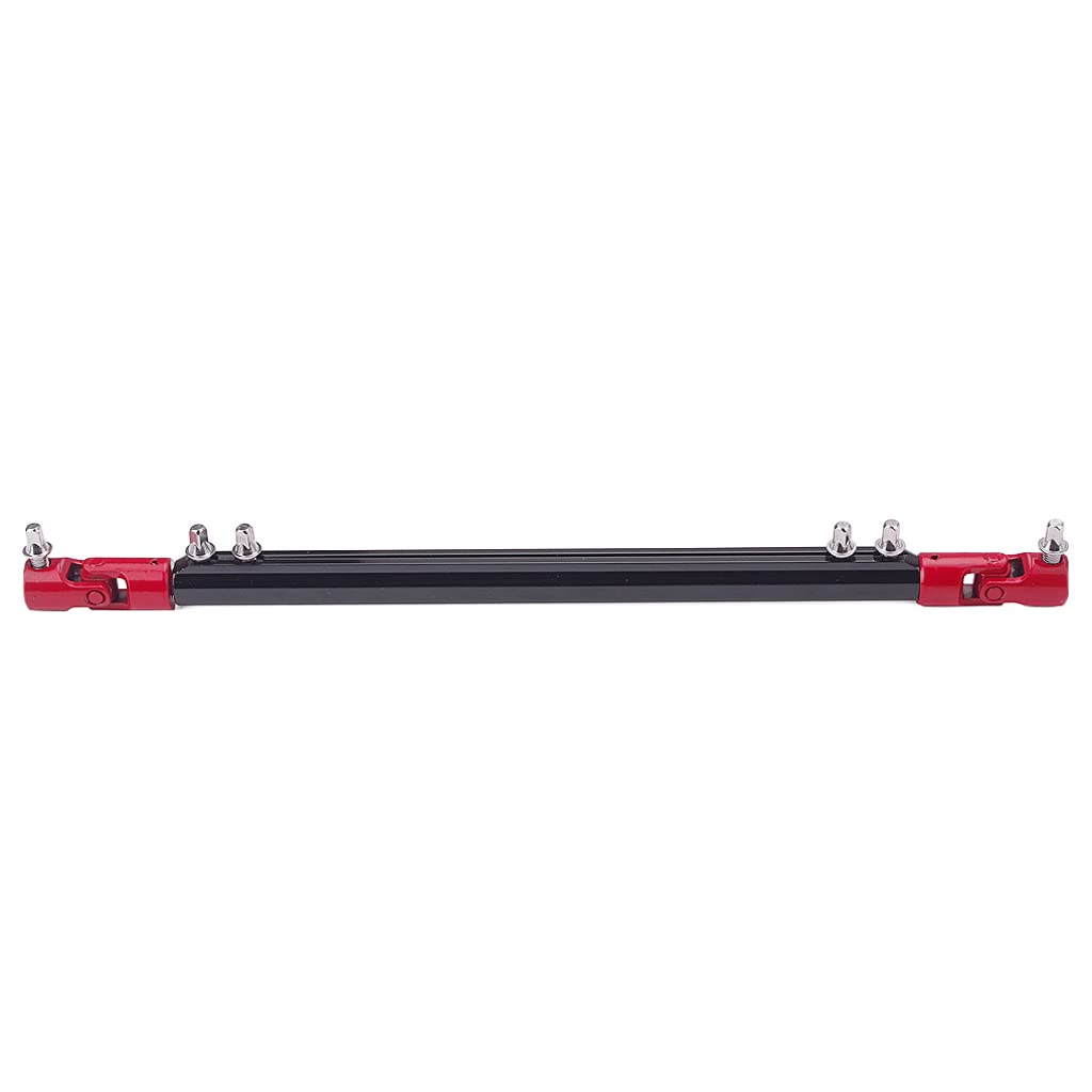 Alnicov Bass Drum Pedal Drive Shaft,Double Drum Pedal Link Bar, Replacement for Drum Kit Black