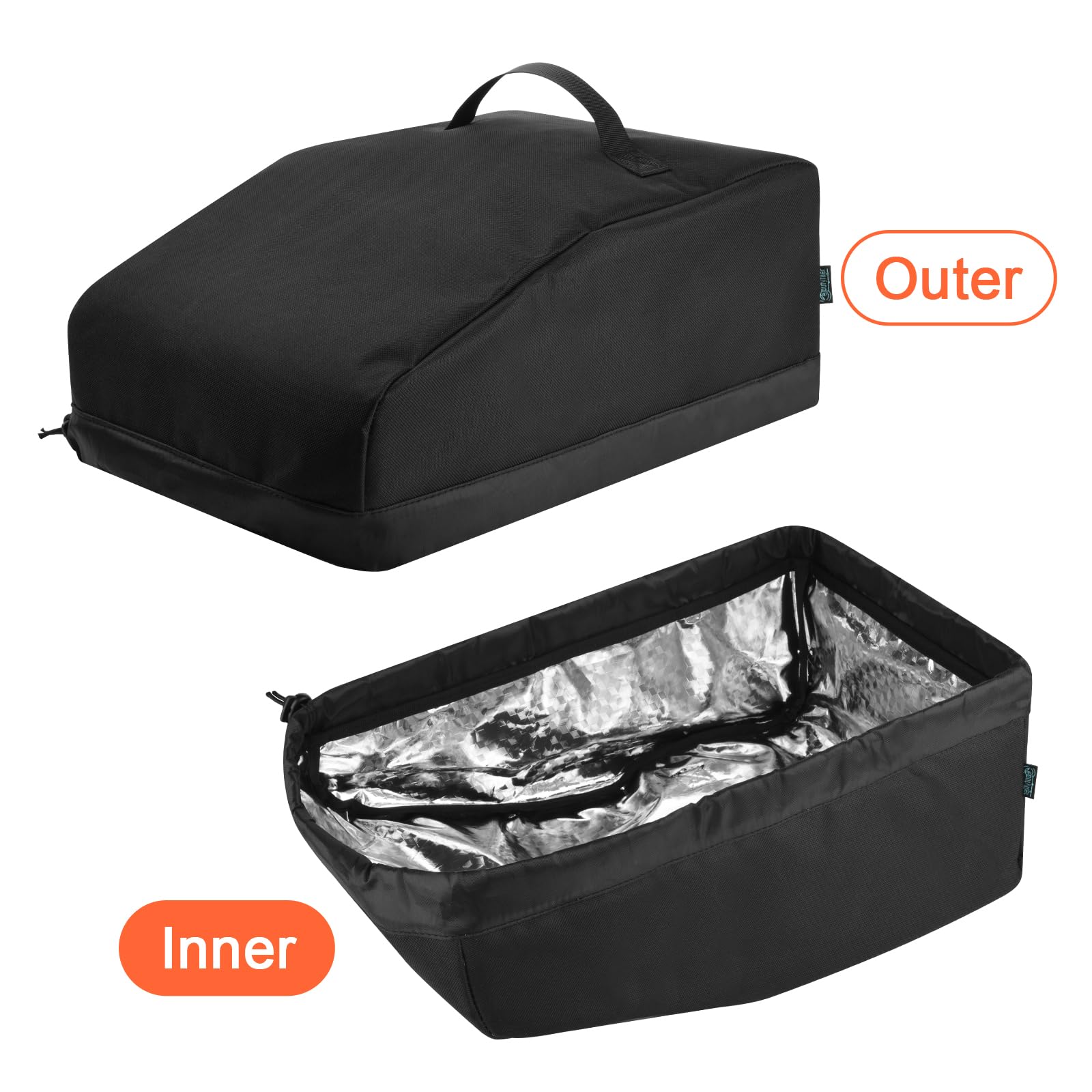 Beautyflier Ice Makers Cover Adjustable Countertop Appliances Ice Machine Cover Dust Dust Cover Protector, Ice Maker Not Included