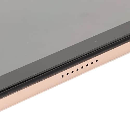 aqxreight Call Tablet, 100-240V Gold 8GB RAM 256GB ROM Dual SIM Dual Standby HD Tablet for Learning Elderly for Android 12 (US Plug)