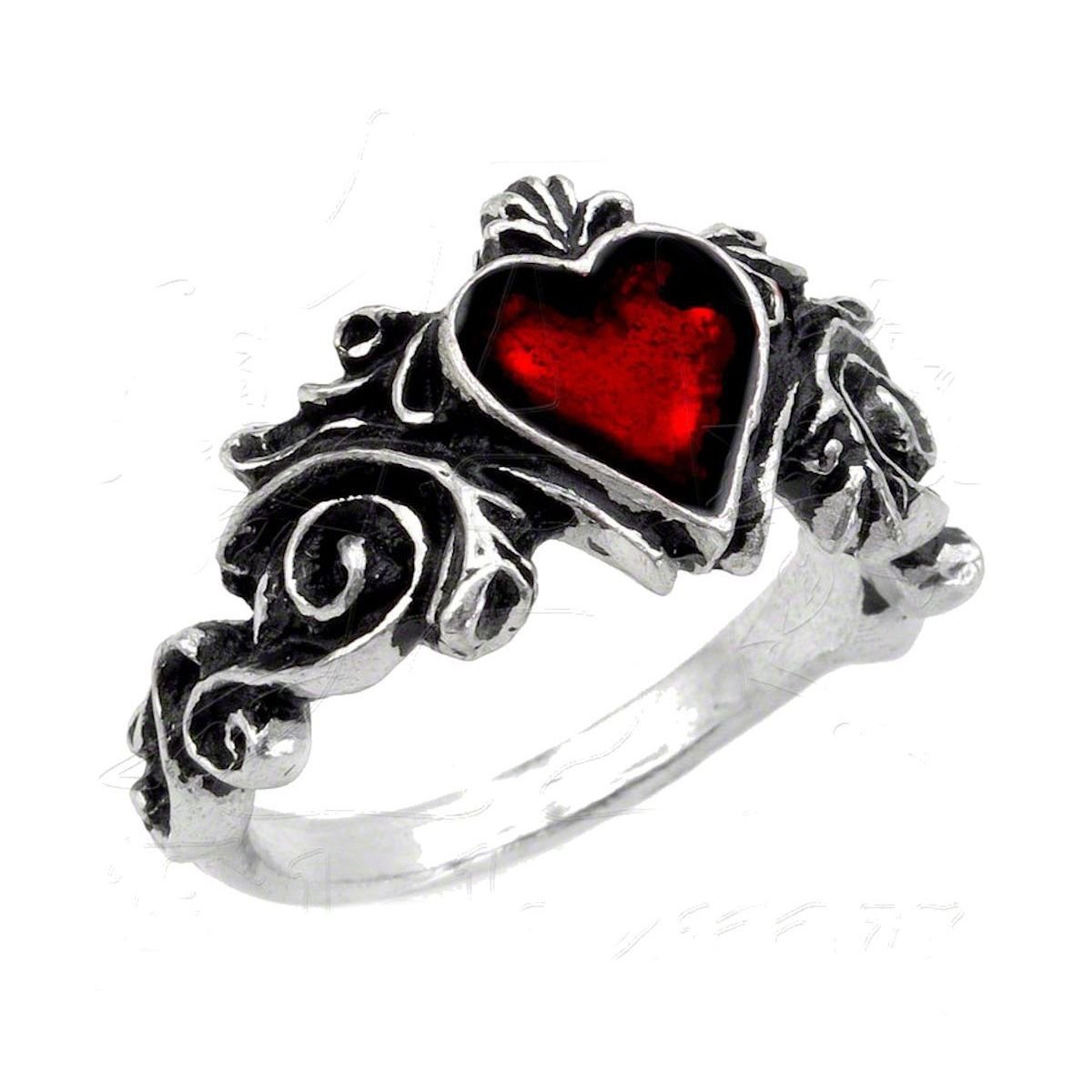 Alchemy Gothic Halloween Party Jewelry Betrothal Ring Size Q/8.5