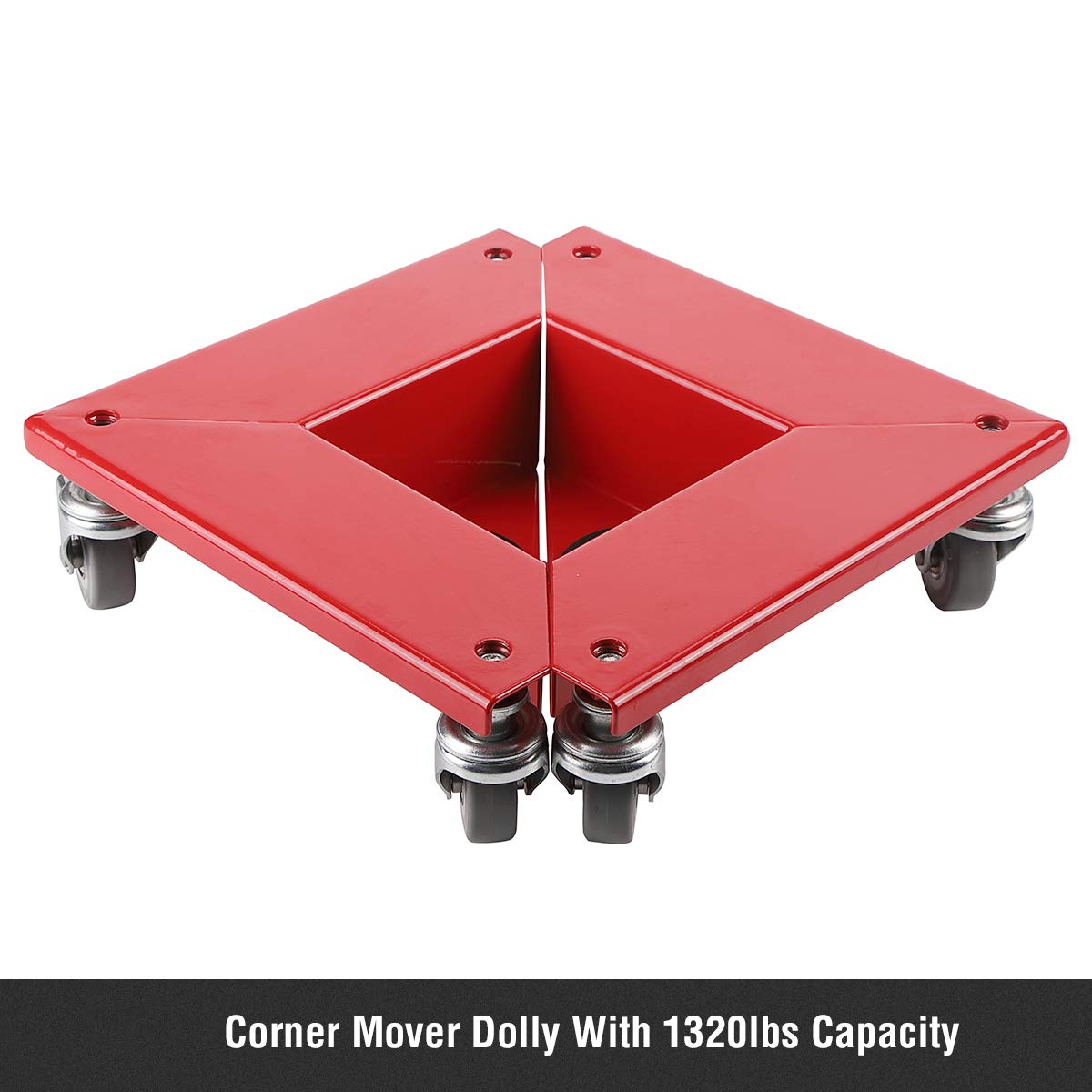 Amarite Desk and Cabinet Corner Mover Dolly, with 1320lbs Capacity(Set of 4)