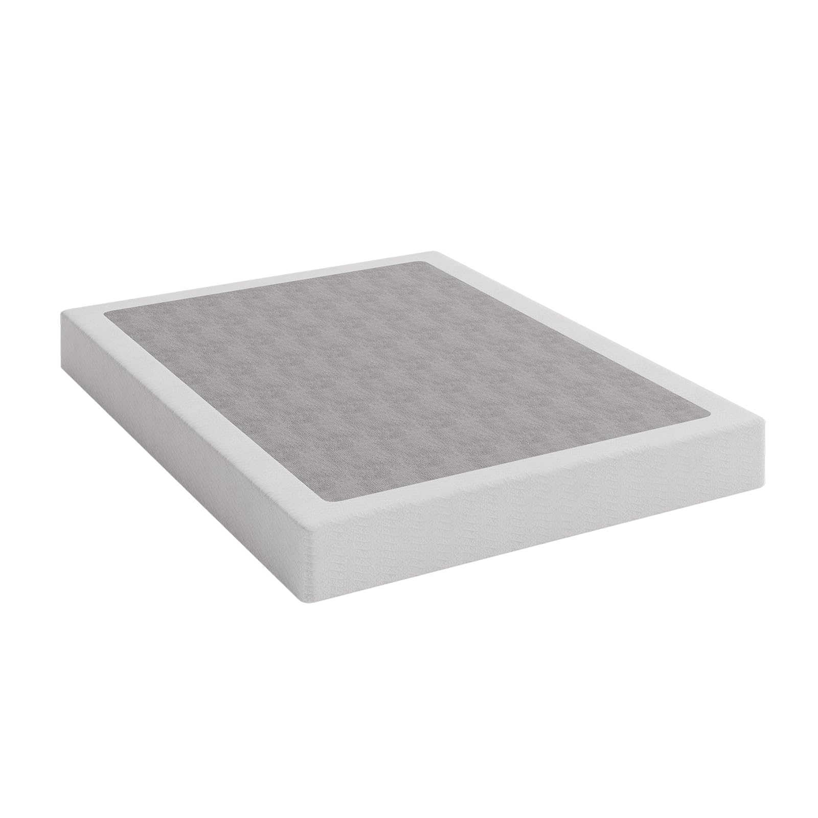 Bednowitz King Box Spring,5 Inch Low Profile Metal Boxspring with Non-Slip Fabric Bed Cover, Sturdy Heavy Duty Steel Structure Bed Base, Noise-Free Mattress Foundation, Easy Assembly,Black