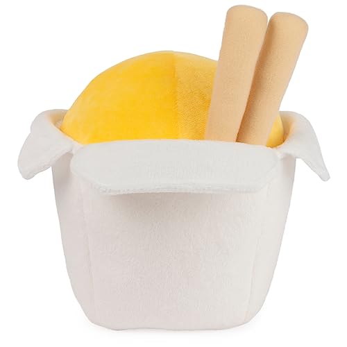 GUND Sanrio Gudetama The Lazy Egg Stuffed Animal, Gudetama Takeout Container Plush Toy for Ages 8 and Up, 9.5”