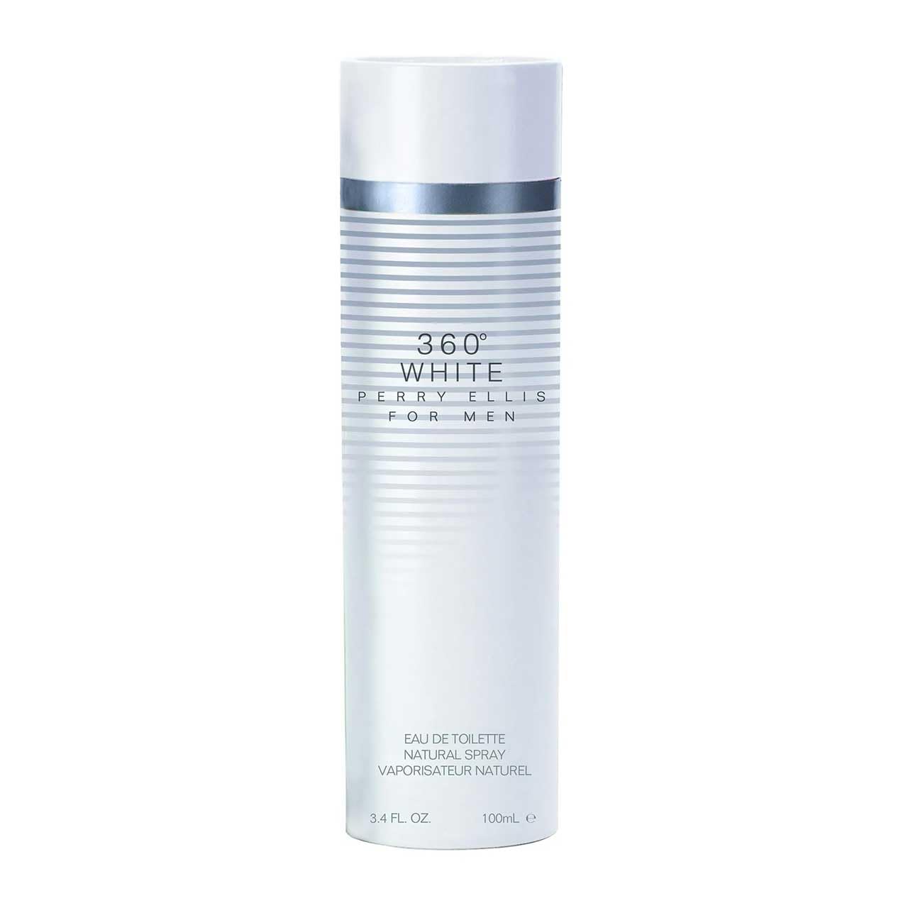 Perry Ellis 360 White By Perry Ellis for Men 3.4 Oz Eau De Toilette Spray, 3.4 Oz