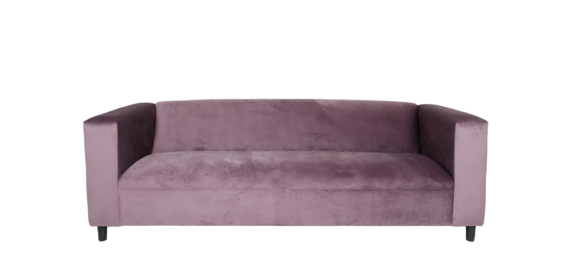 Coast to Coast Sofas Broadway Velvet Sofa for Living Room, Modern 3-Seater Sofas Couches for Bedroom, Office, and Apartment with Solid Wood Frame (Lavender)
