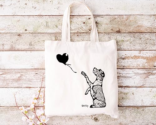 Pet Studio Art Barksy - Balloon Dog Tote Bag