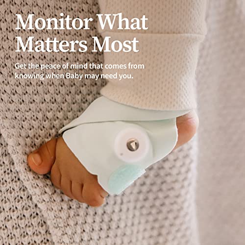 Owlet Dream Sock Plus - Smart Baby Monitor with Heart Rate and Average Oxygen O2 as Sleep Quality Indicators - Standard Sock and Plus-Sized Sock to Grow with Baby, Mint