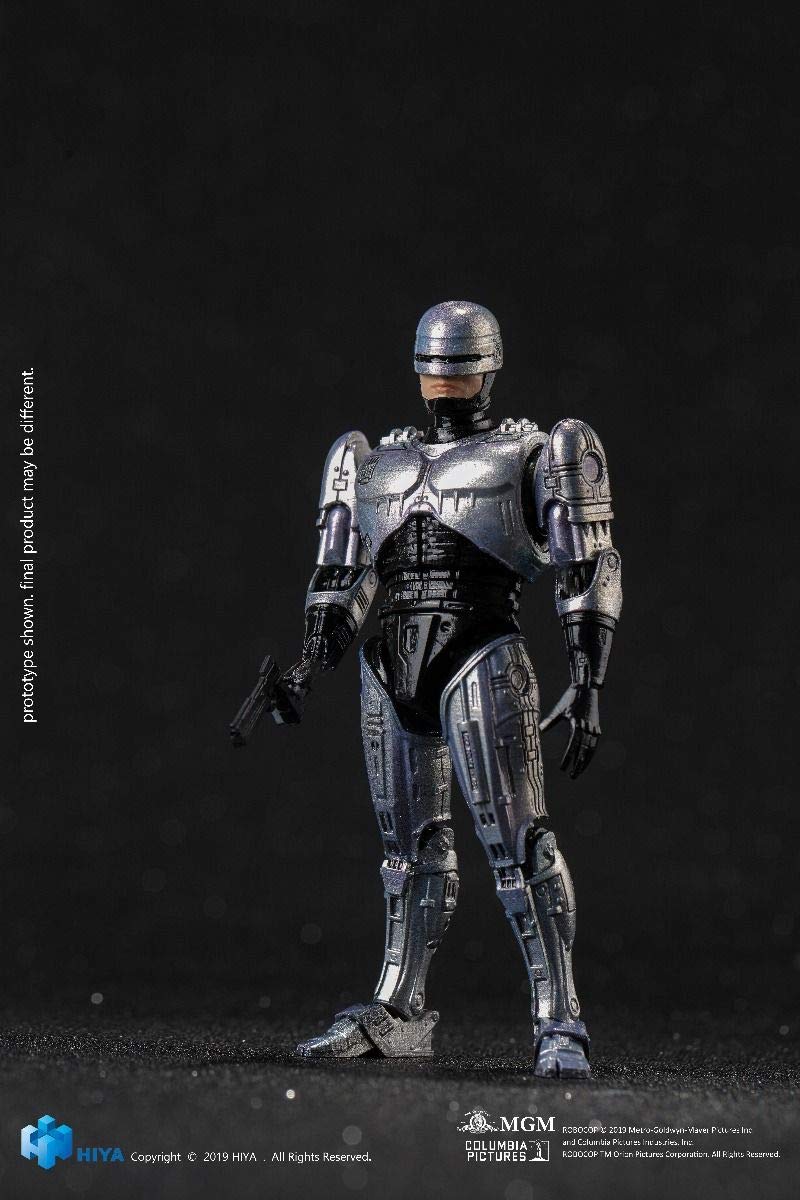 Hiya Toys Robocop (1987): Robocop 1:18 Scale Action Figure, Multicolor