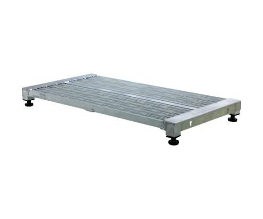TRUSCO Low-Floor Aluminum Step Grating Specifications 900 x 450 x H 90~120/65-2669-83
