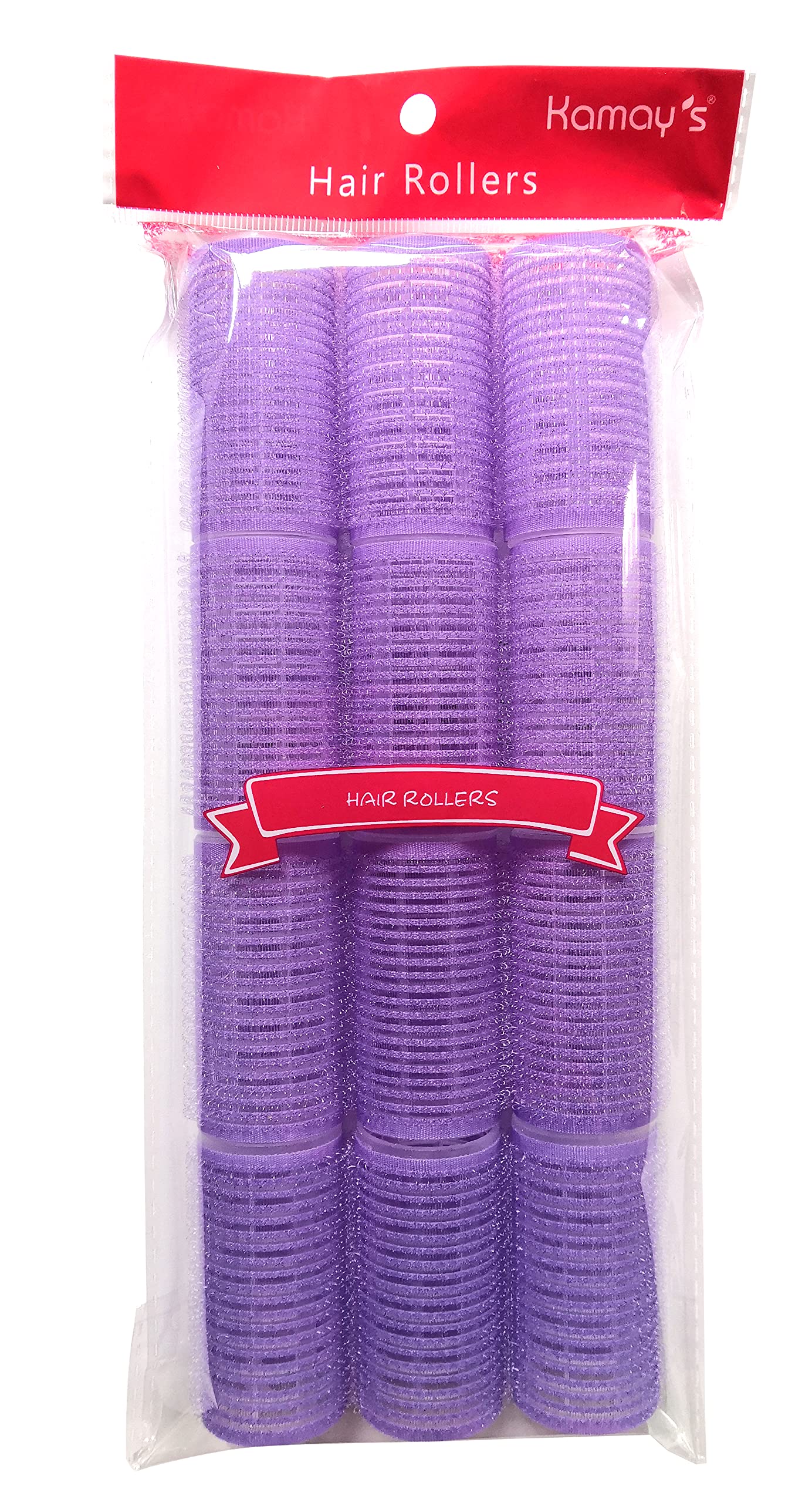 Self Grip Holding Rollers Hairdressing Curlers Hair Design Sticky Cling Style For DIY Or Salon By Kamay's (30mm/1.2" Medium Size 12PCS)