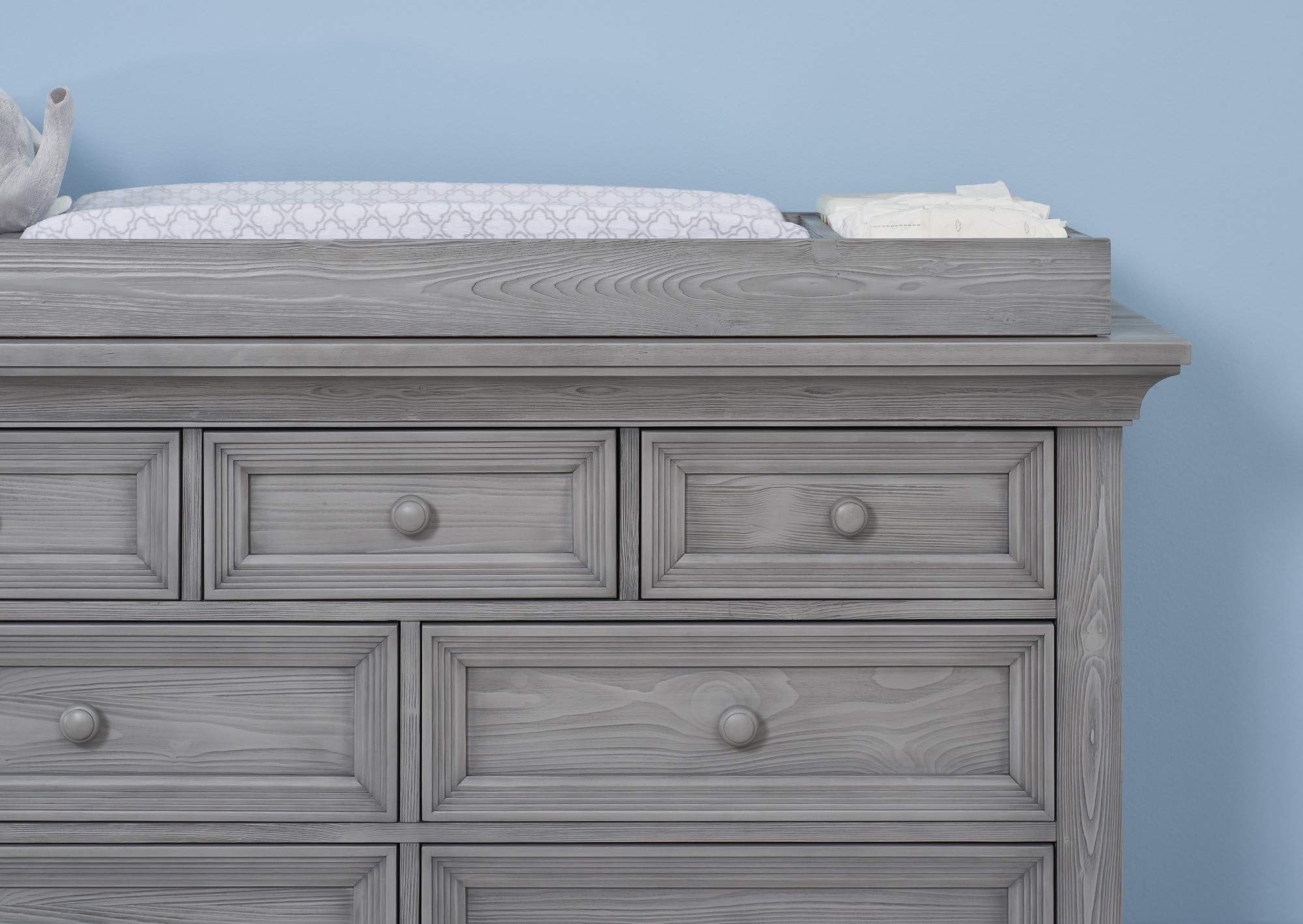 Oxford Baby Westport Changing Topper, Dusk Gray