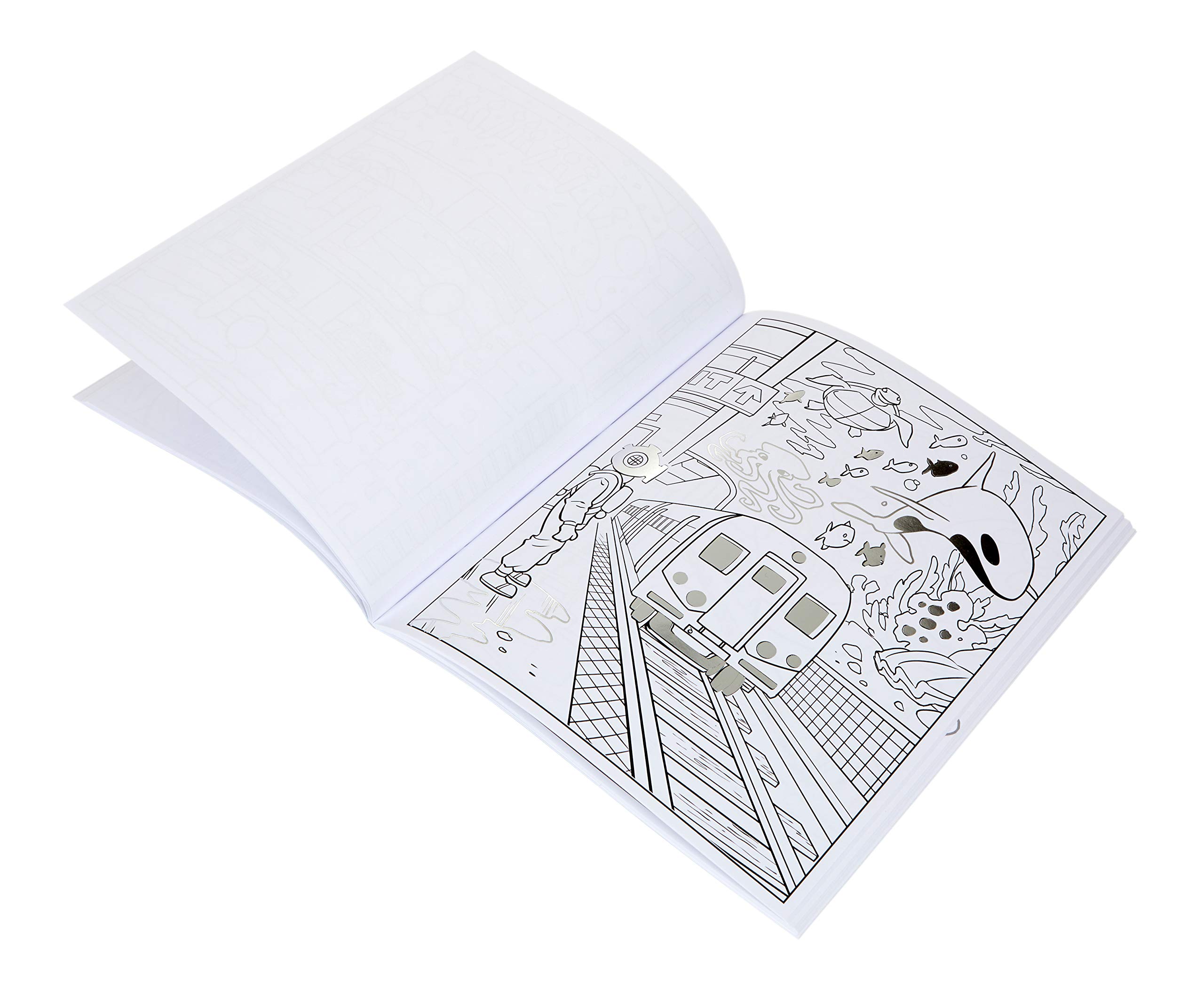 Crayola Art with Edge Coloring Book, Art in The Streets, 32pgs, Gift