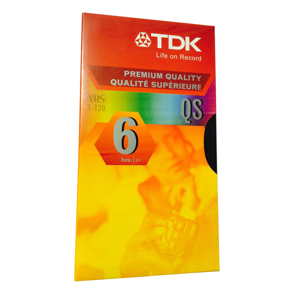TDK QS VHS Tapes - T-120 6 Hour - 10 Pack of blank VHS Video Cassette Tapes