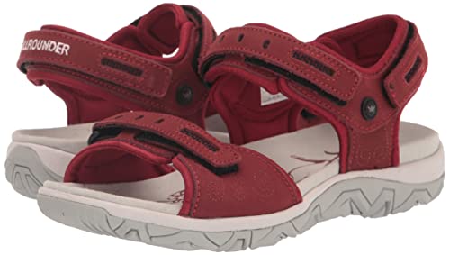 ALLROUNDER by MEPHISTO Women's Lagoona Sandal, Red, 9