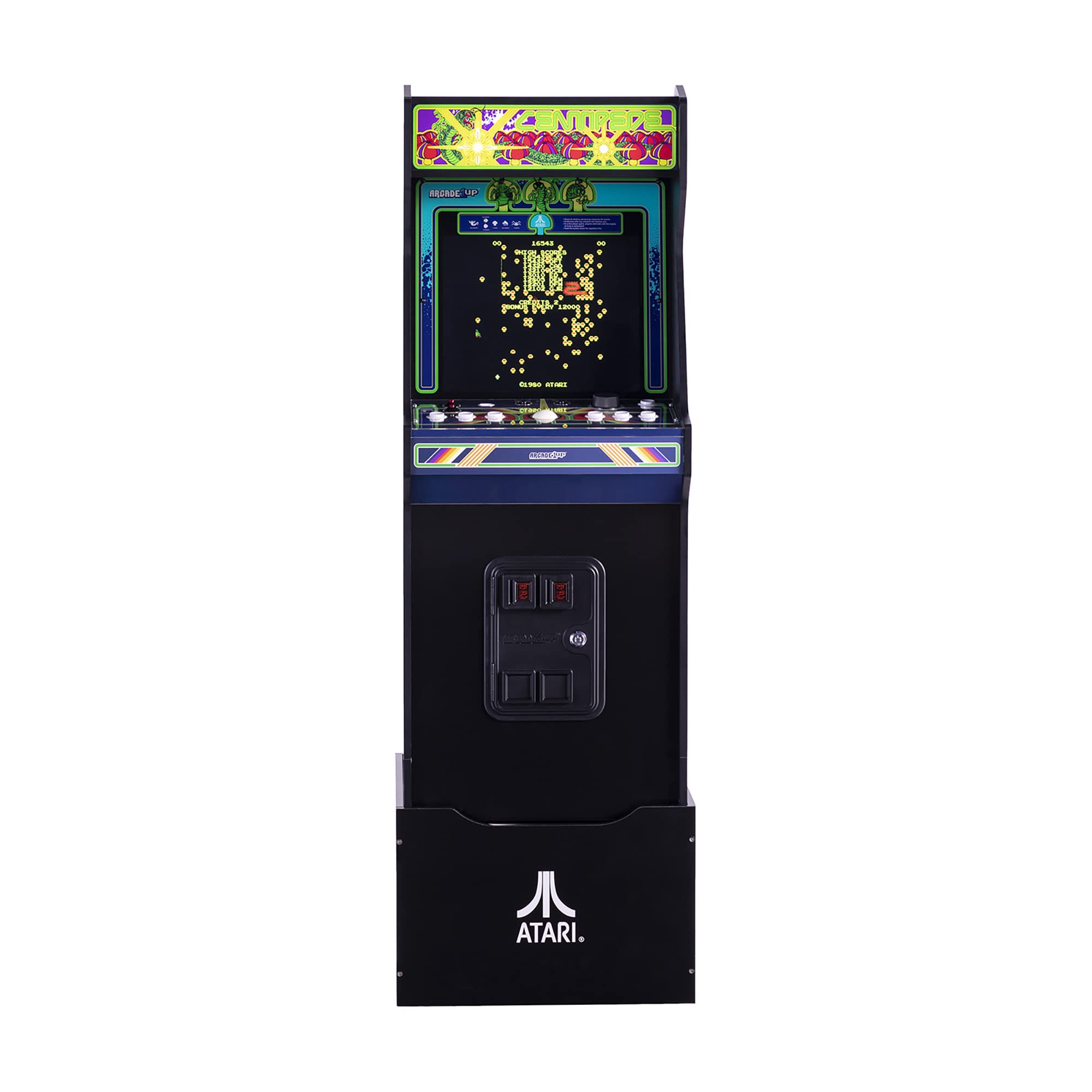 Arcade1Up Centipede Atari Legacy Edition Home Arcade Machine, Full Size Stand-up Cabinet, 14 Classic Games