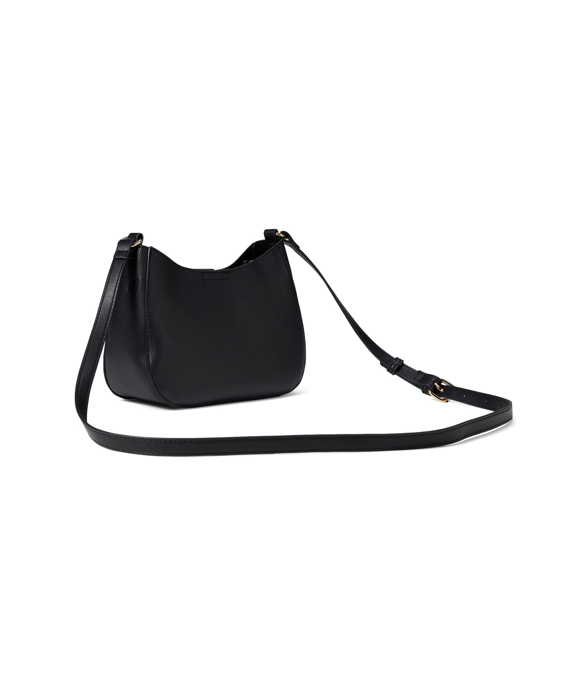 Anne Klein AK Lock hobo Crossbody, Black