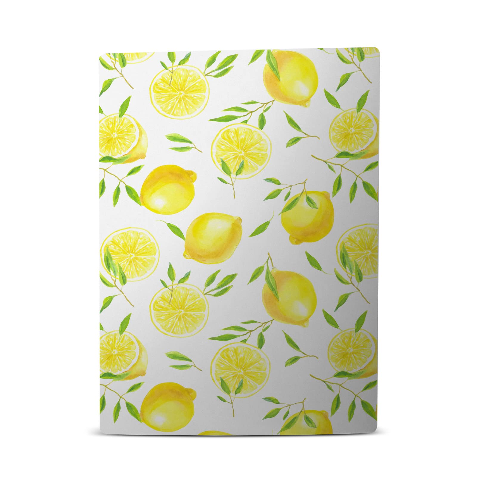 Head Case Designs Officially Licensed Katerina Kirilova Lemons Patterns Vinyl Faceplate Sticker Gaming Skin Decal Cover Compatible With Sony PlayStation 5 PS5 Disc Edition Console