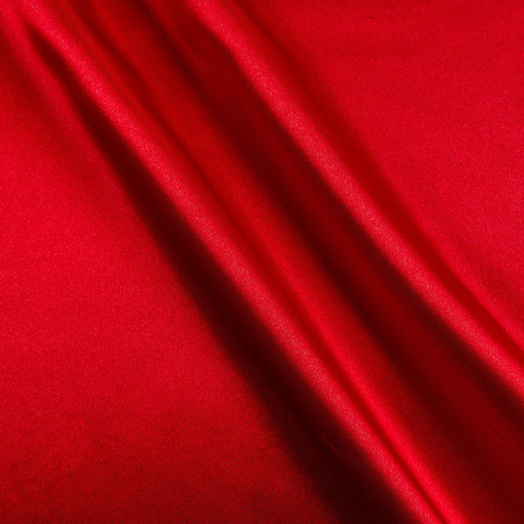 Bridal Satin Red, Fabric by the Yard