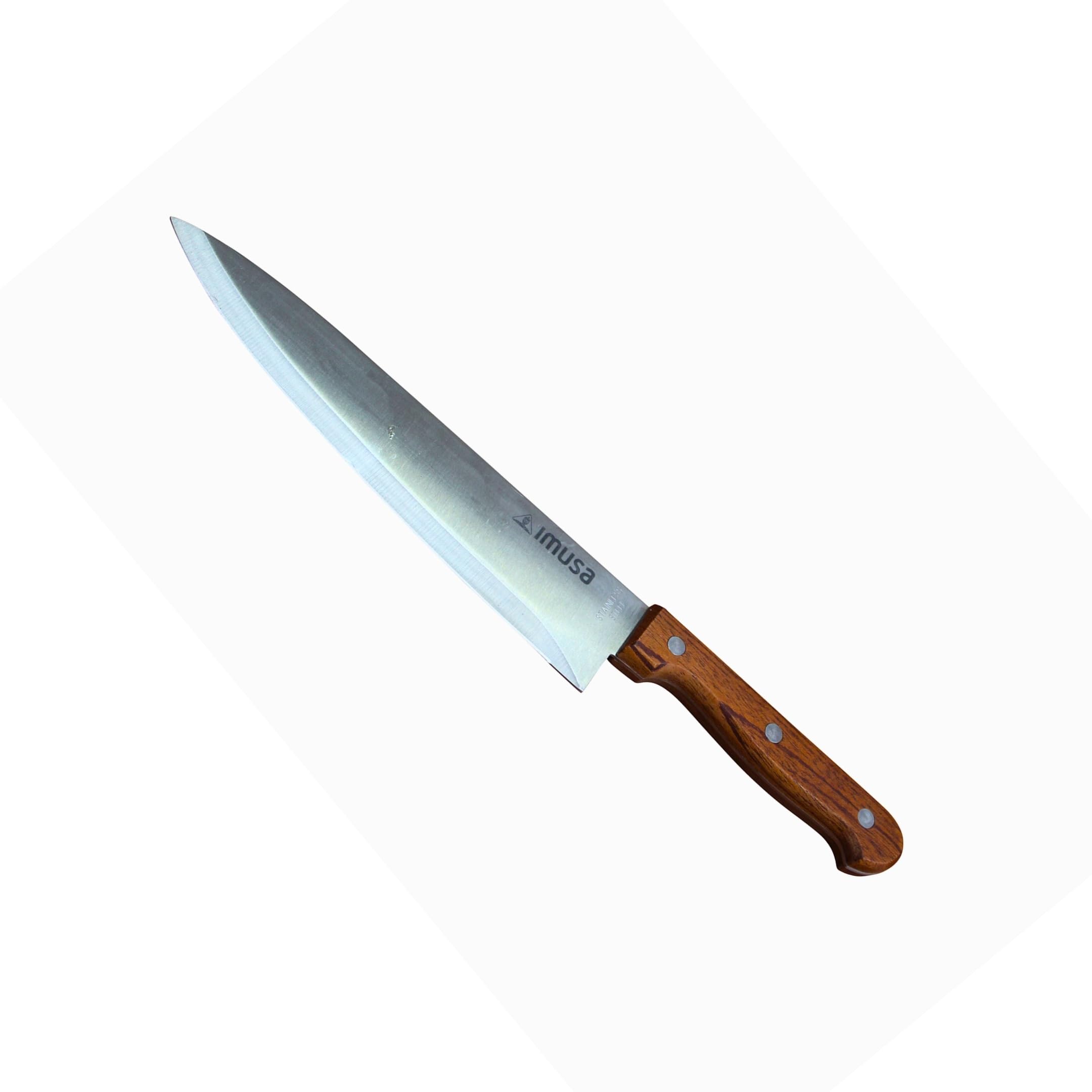 Imusa Knife, 8 Inches, Silver/Wood