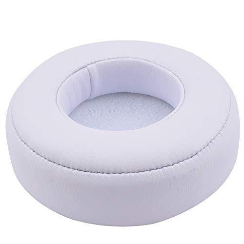 Toeasor Replacement Ear Earpads Ear Pad Ear Cushion Cover Repair Parts Compatible with Beats by Dr Dre Pro Detox Headphones(White)