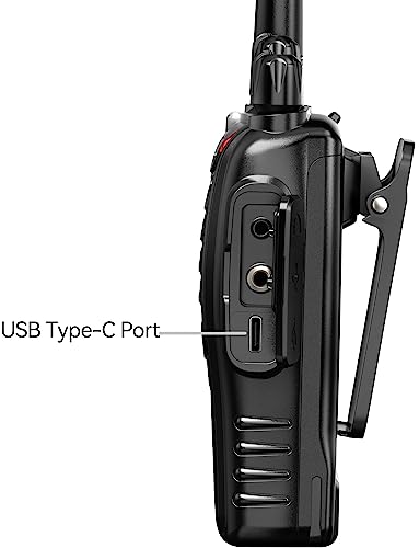 Arcshell Rechargeable Long Range Two-Way Radios with Earpiece 3 Pack Arcshell AR-5 Walkie Talkies Li-ion Battery and Charger Included (3 Pack)