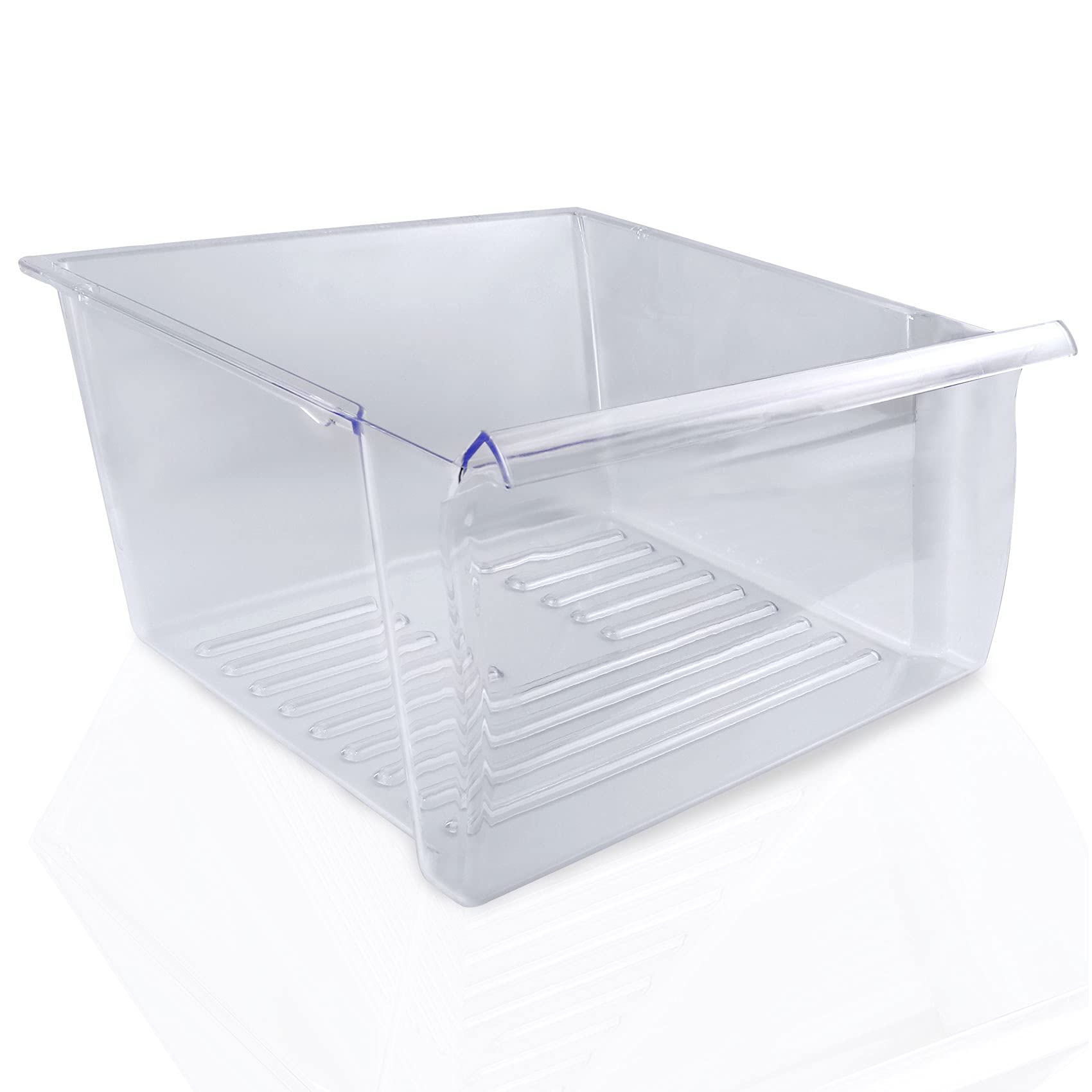 Hosile Crisper Bin, 4.5 Gallon Capacity, Clear Plastic, Replaces OEM Part #2188661, Fits Some Whirlpool, Kenmore, M-a-ytag, Amana, Estate, Crosley, Inglis, Roper, Ikea, Kirkland