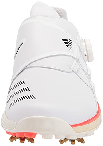 adidas Women's ZG21 BOA Golf Shoes, Footwear White/Core Black/Solar Red, 11