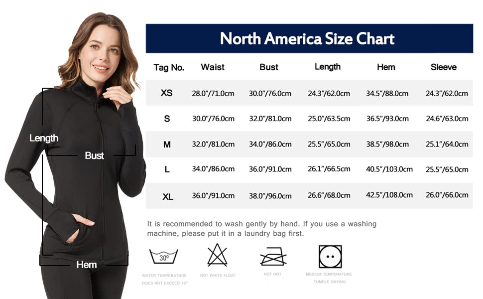 Annjoli Womens Cardio Track Running Jacket with Thumb Holes Full Zip-up Yoga Workout Jacket (as1, alpha, l, regular, regular, 888-6-8, Large)