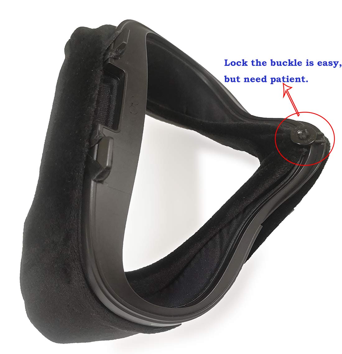 Cover for Oculus Quest face Foam -Super Soft and Made of 5% Spandex & 95% Polyester-Only fit The Oculus Quest Original face Foam-(2 Pcs Black)