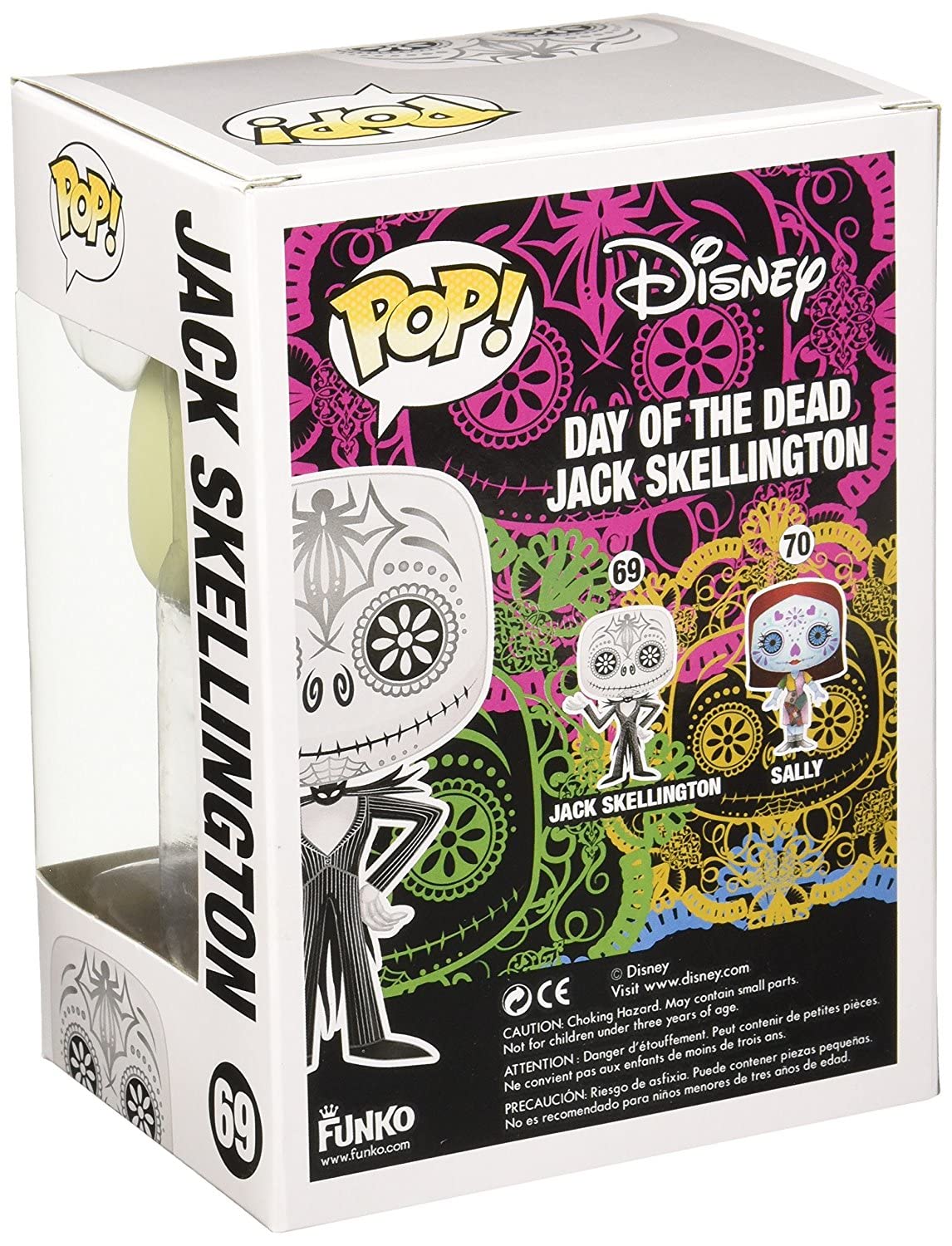 Funko Disney: The Nightmare Before Christmas - Day of The Dead Jack Skellington Pop! Vinyl Figure (Bundled with Compatible Pop Box Protector Case)