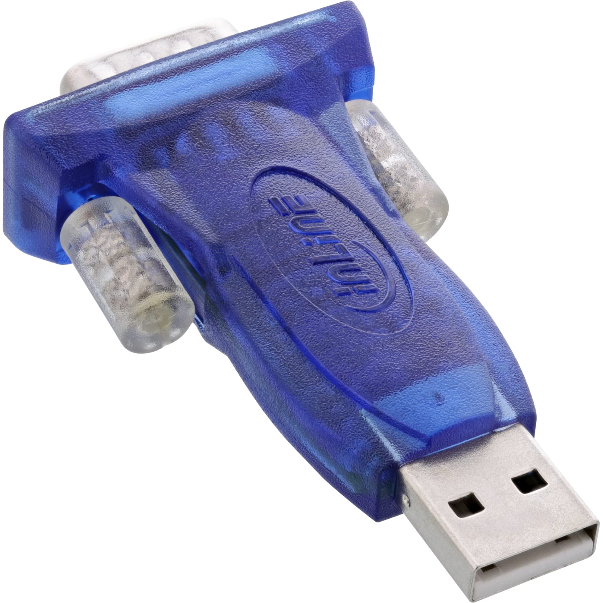 InLine 33304A Serial Adaptor Male A and Male Sub D with USB Extension 9 Pin 0.2m, USB