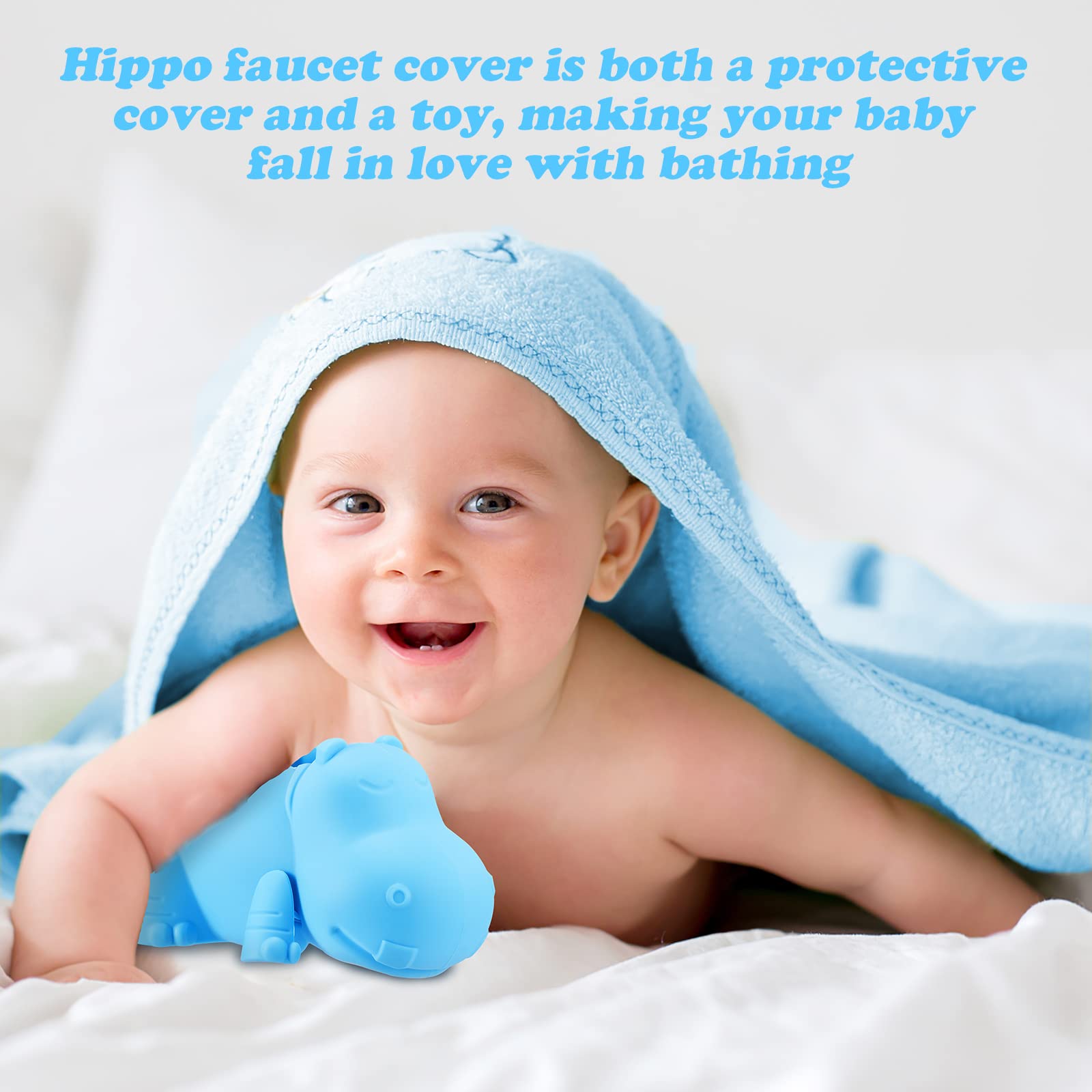 Baby Shower Cap Shield, Waterproof Safety Soft Silicone Kids Bathing Shampoo Hat, Adjustable Cute Crown Shape Shower Cap for 0-9 Years Old Children, Eye and Ear Protection (Yellow)