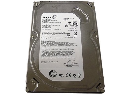 Seagate Pipeline HD ST3500312CS 500GB 5900RPM 8MB Cache SATA II 3.0Gb/s 3.5in Internal Hard Drive (PC, RAID, NAS, CCTV DVR) [Renewed] -w/1 Year Warrany