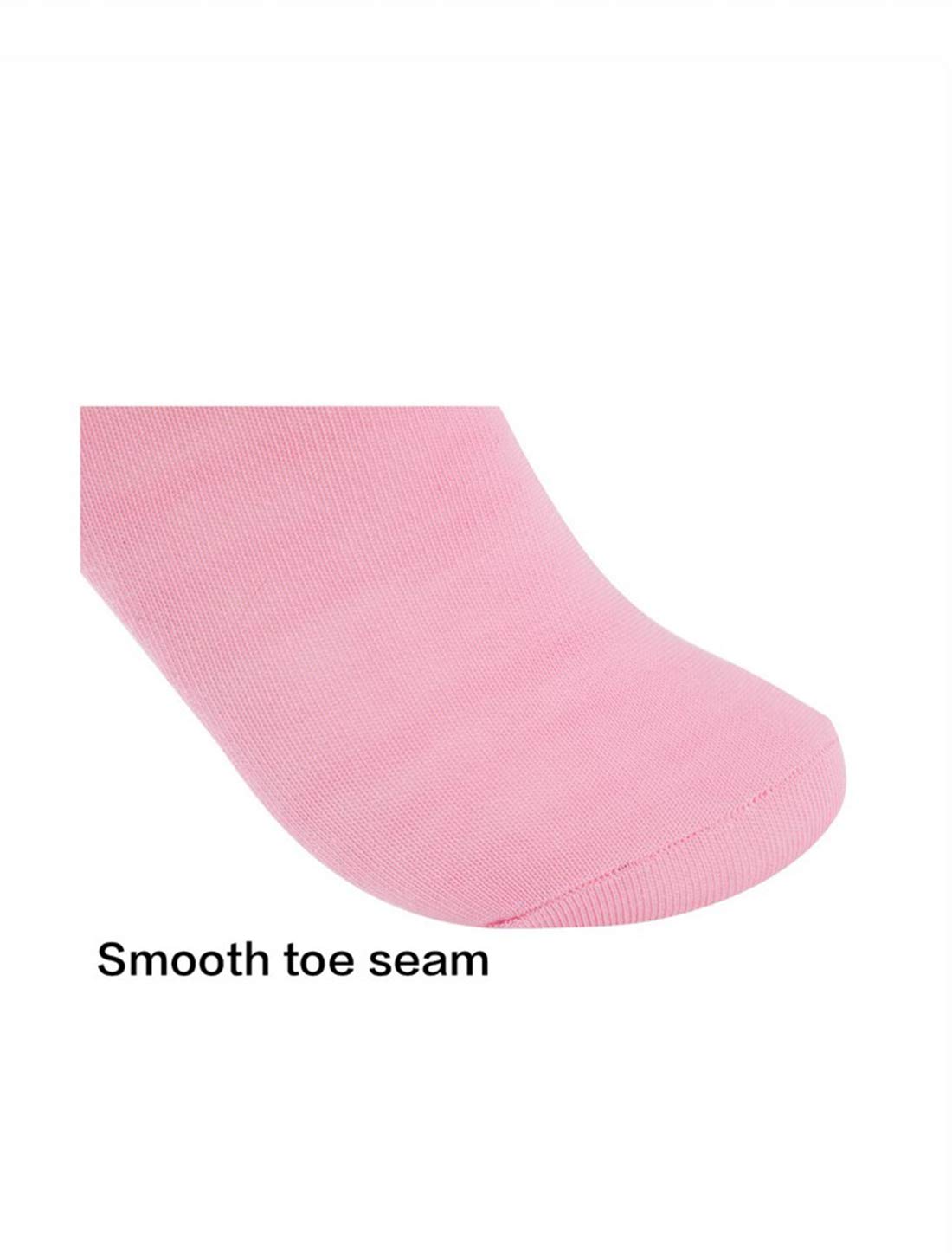 Allegra K Athletic Low Cut Ankle Socks-Stretch Cuffs Soft 10 Pairs Medium Pink