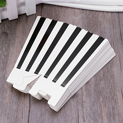 TOYMYTOY Popcorn Boxes,Cardboard Popcorn Containers for Party Favor,24pcs (Black)