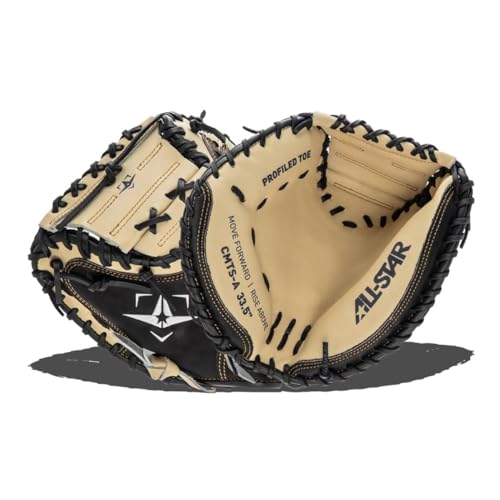 All-Star Top Star Series Catching Mitt - Left Hand Throw, Adult - Baseball Glove, Catchers Mitt