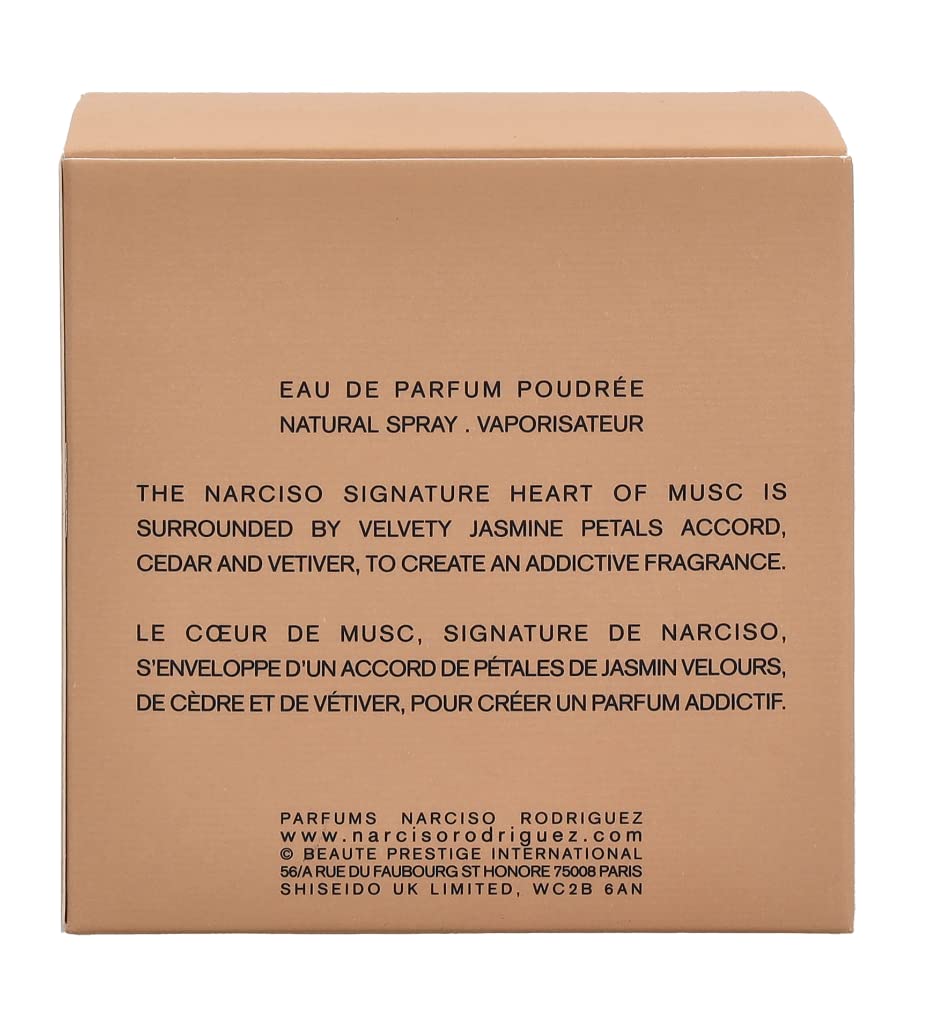 Narciso Rodriguez Narciso Poudree By Narciso Rodriguez for Her Eau de Parfum Spray, 1 Ounce