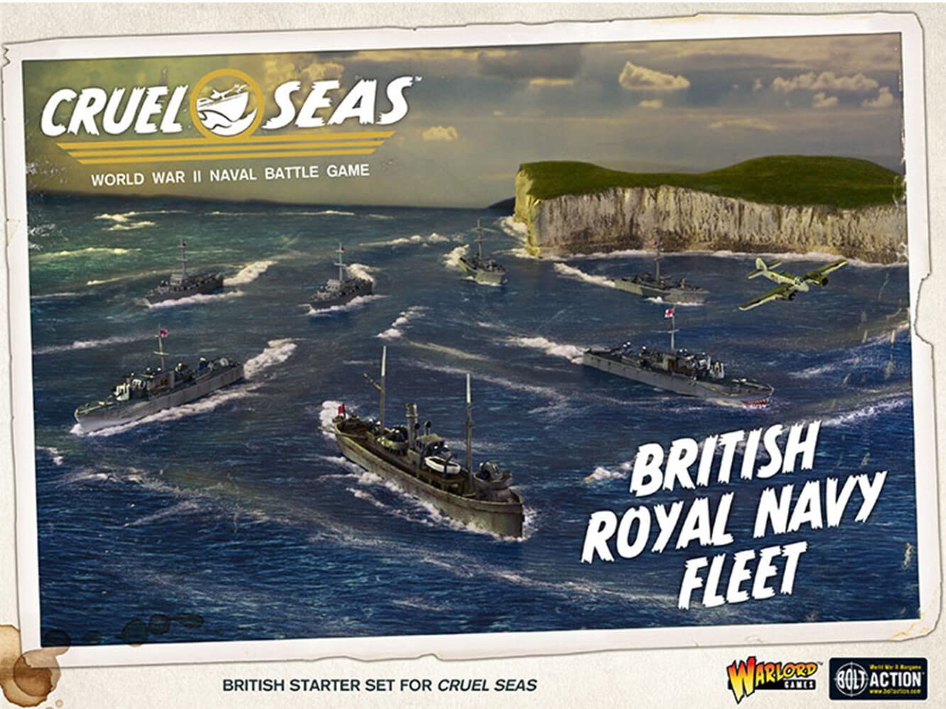 Cruel Seas Warlord British Royal Fleet 1:300 WWII Naval Military Wargaming Plastic Model Kit 782611001