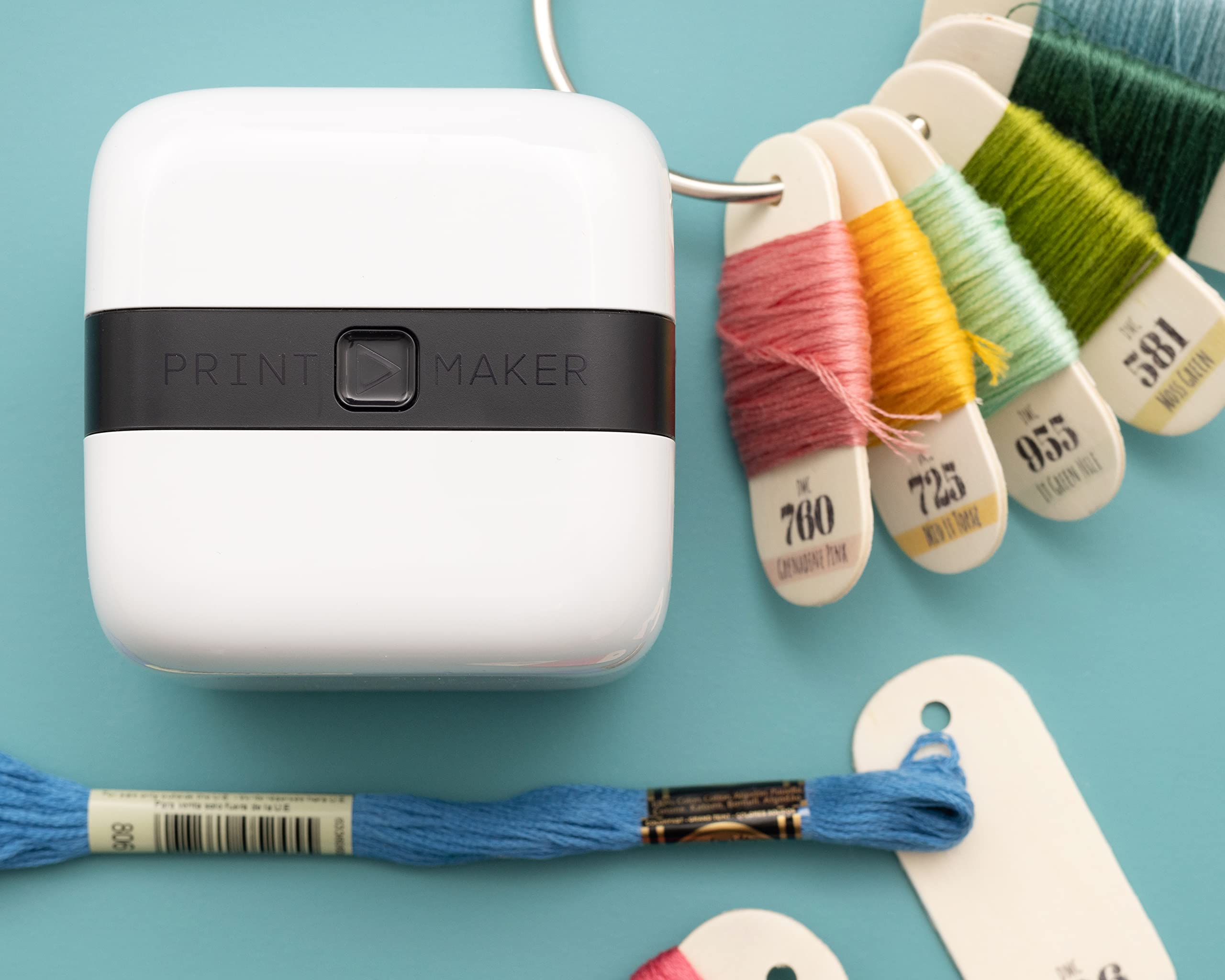 American Crafts We R Makers Printmaker- Portable and Handheld Cube Printer for Scrapbooking and Label Maker Machines