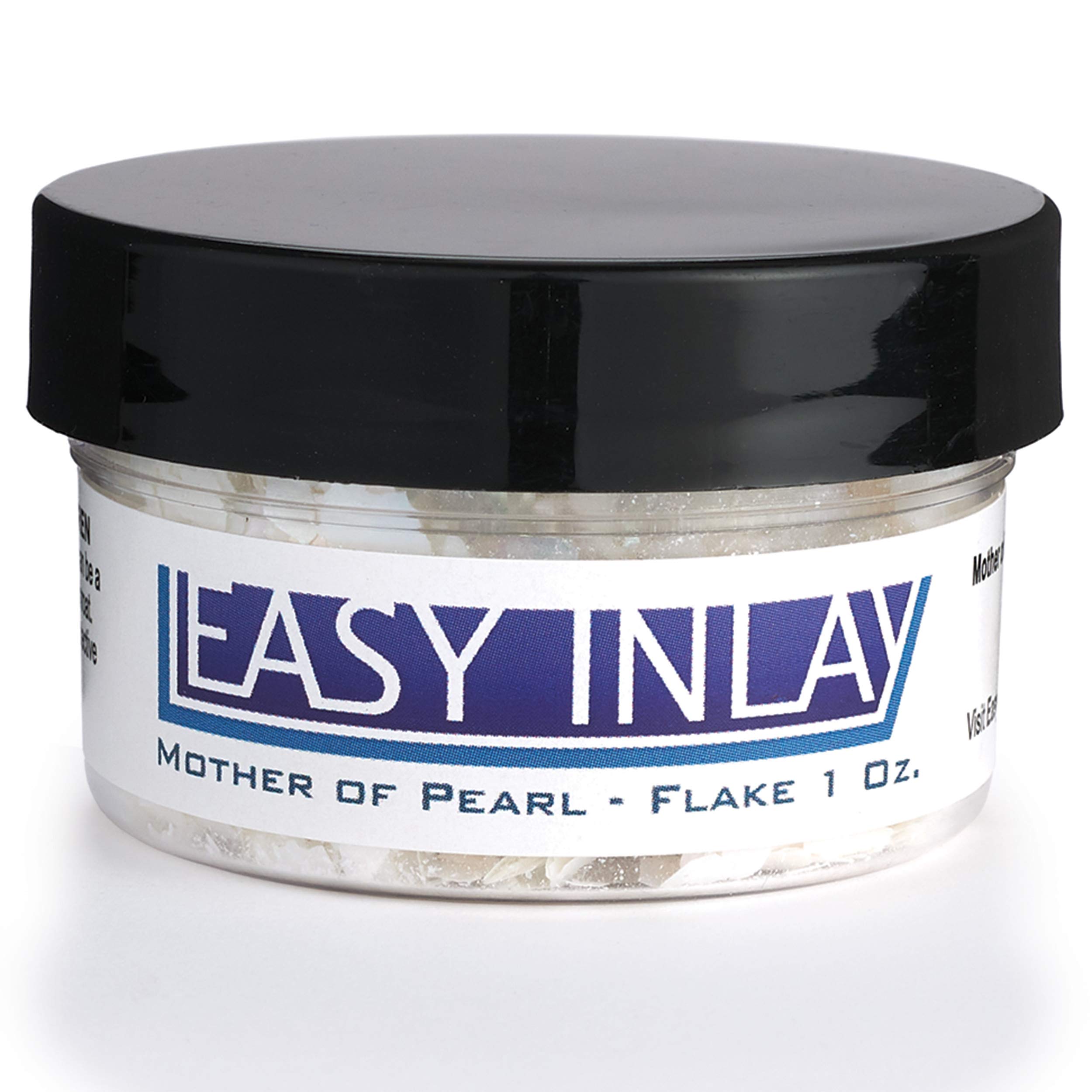 Crushed mother-of-pearl Inlay Supplies for Woodworkers, Turners, Casters, Luthiers, Professionals and Hobbyists - Flake, 1 oz.