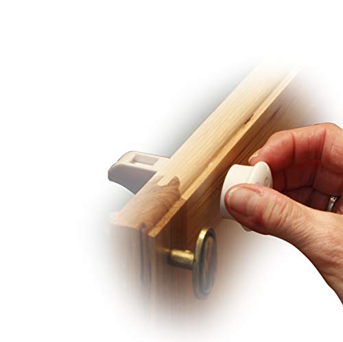 Magnetic Cabinet Locks (12 Locks + 2 Keys) with Adhesive, Easy Installation Tool - Child Proof Drawers - No Tools Or Screws Needed - Jool Baby