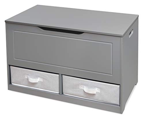 Up and Down Toy and Storage Box with 2 Basket Drawers