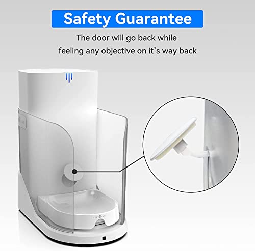 CATLINK Automatic Cat Feeder, Health Report for Cats, 3.5L Capacity WiFi Enabled Smart Cat Feeder, App Control, Portion Control, Multi-cat Identification, Timed Cat Food Feeder with Ceramic Bowl